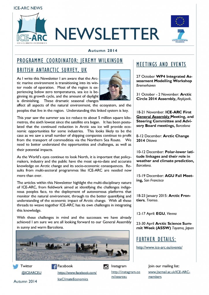 ICE-ARC – EU FP7 project website | ICE-ARC Newsletters